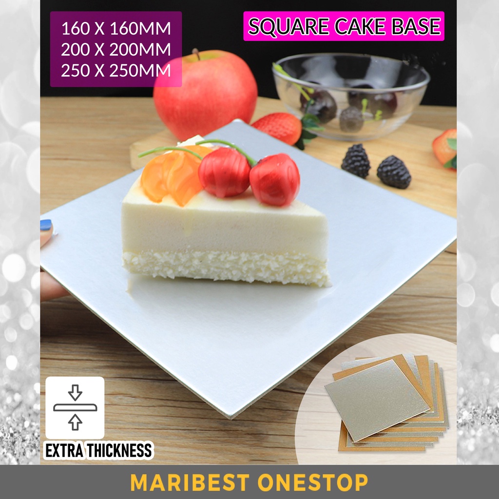 CLEARANCE!1 PC SQUARE CAKE PAPER CAKE BOARD CAKE BASE Cake Mat Cake ...