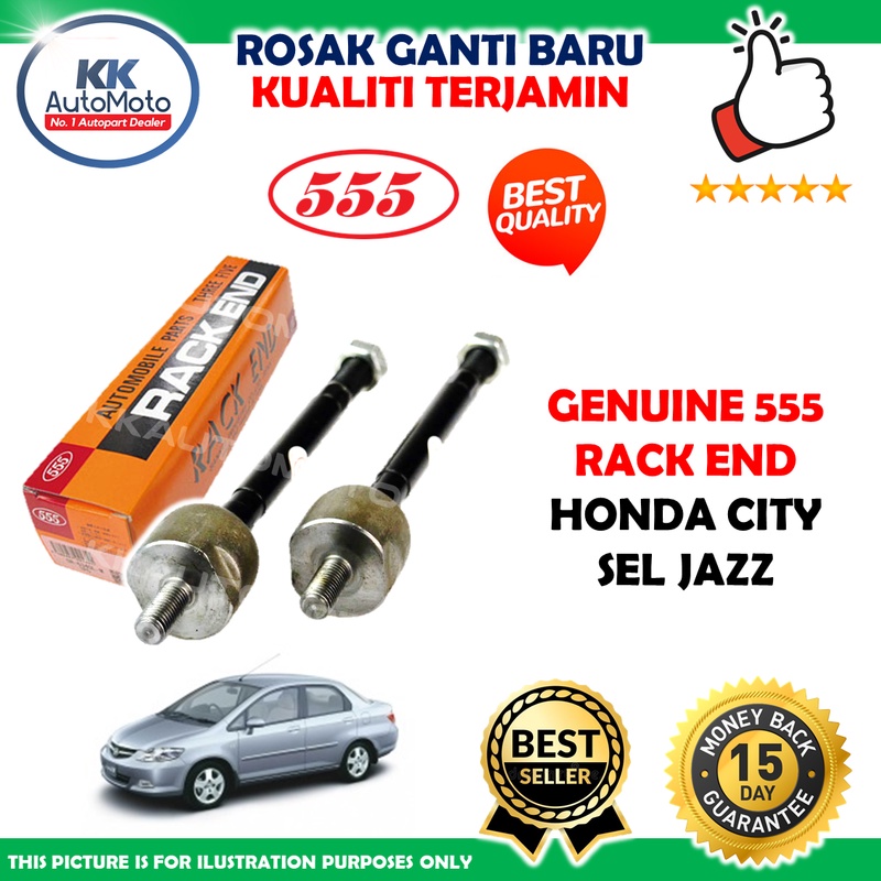 1 Pasang x 555 Sankei Japan - Honda City SEL Jazz SAA Rack End Set ( SR ...