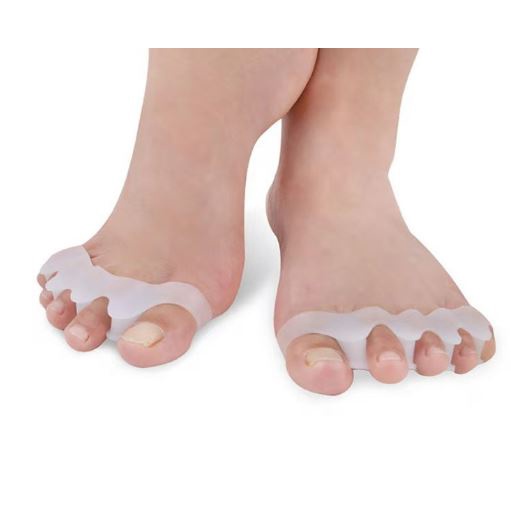 Five Toes Separator Corrector Gel Bunion Valgus Cup Anti Crack ...