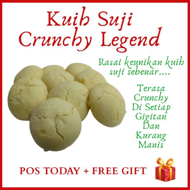 [[FREE GIFT]] Kuih Suji Crunchy Legend Homemade Kurang Manis_Kuih Raya ...