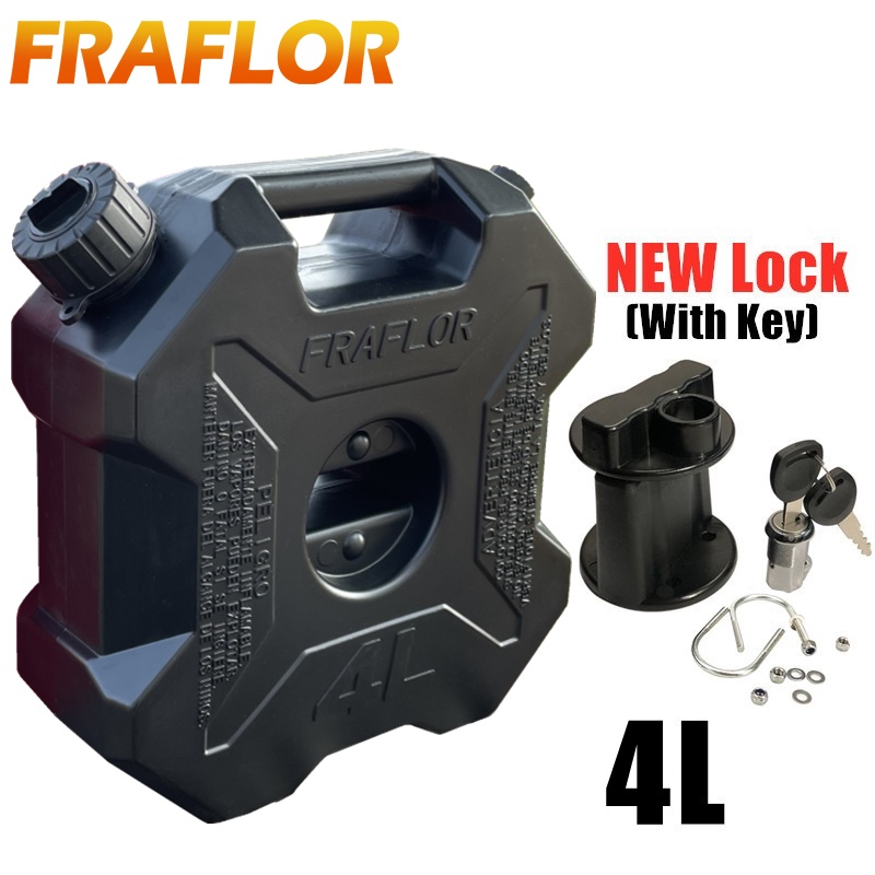4L Fuel Tank Plastic Petrol Cans Car Jerry Can Motorcycle Jerrycan Gas ...