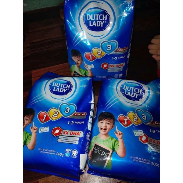 susu Dutch Lady 123 perisa Coklat | Shopee Malaysia