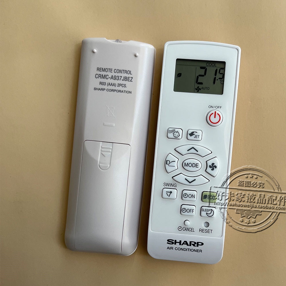 Original SHARP Air Conditioner Remote Control CRMC-A907JBEZ CRMC-A937JBEZ | Shopee Malaysia