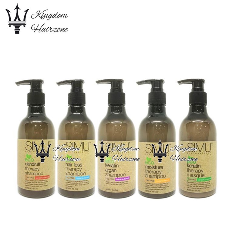 SIMU Eco Dandruff / Hair Loss / Moisture / Keratin Argan Shampoo ...