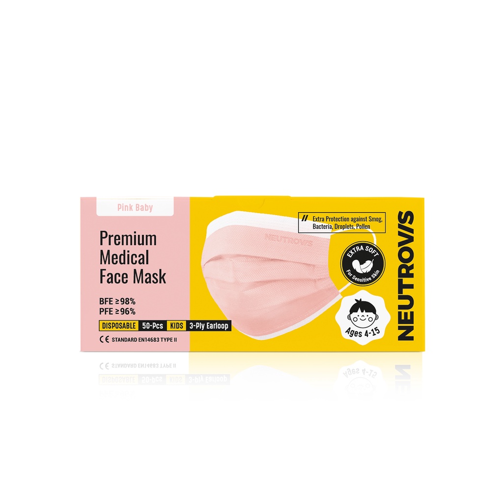 Original Neutrovis Premium Medical Face Mask 3 ply (Kid) | Shopee Malaysia