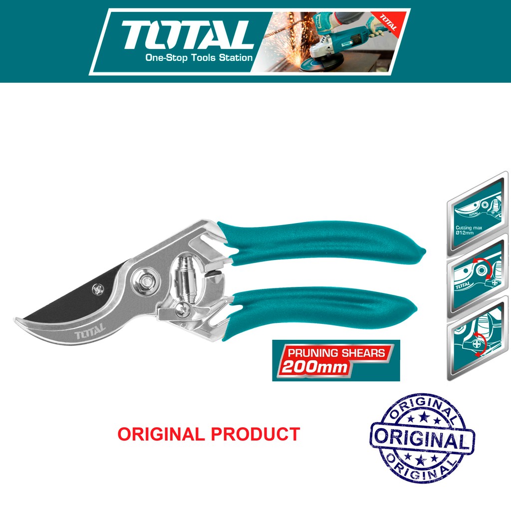 [ORIGINAL] TOTAL TOOLS 8"/200mm Pruning Shear THT0109 | Shopee Malaysia