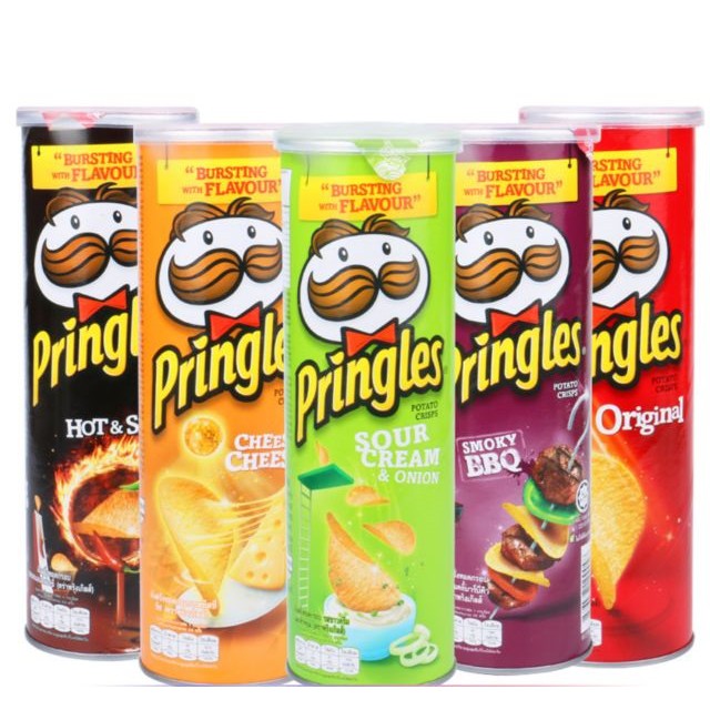 Pringles Potato Chips / Snek Kentang 102gm ( Pelbagai Rasa ) | Shopee ...