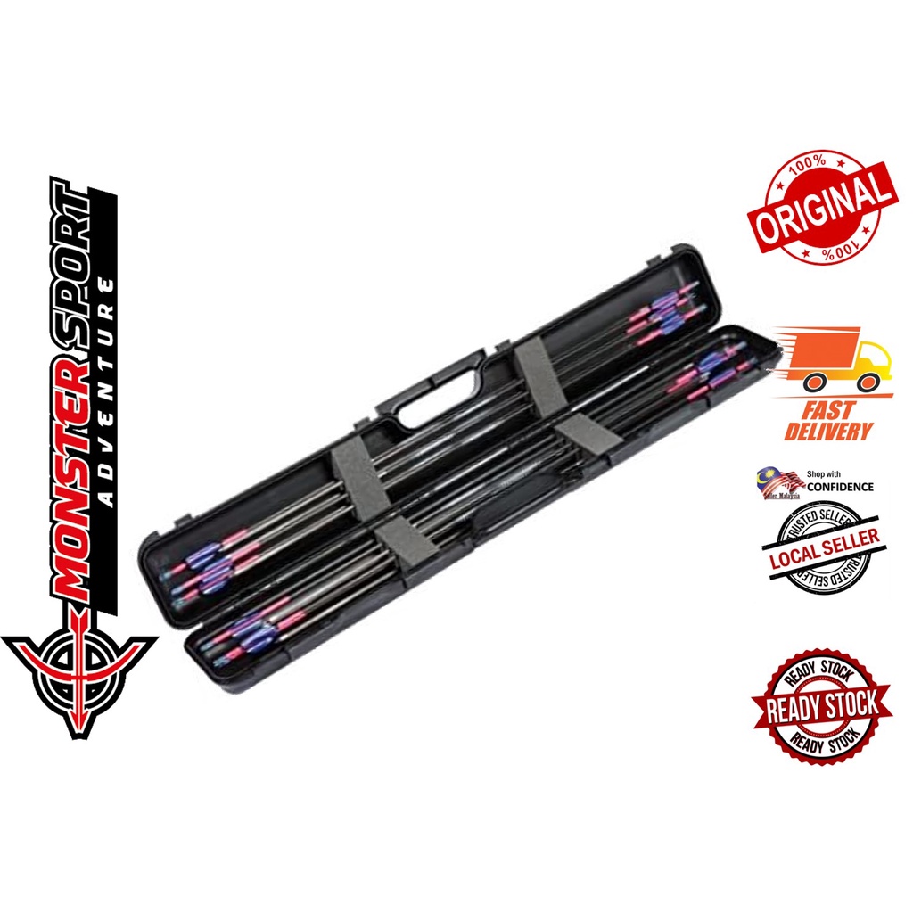 Archery Negrini Italy Archery Arrow Case Arrow Tube 6008PF for up to 12 ...