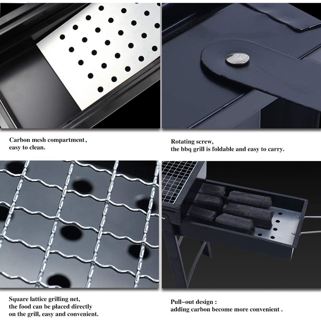 🍒CHERRY🍒 BBQ 60cm charcoal camping bbq grill outdoor barbeque set portable bbq outdoor picnic ...