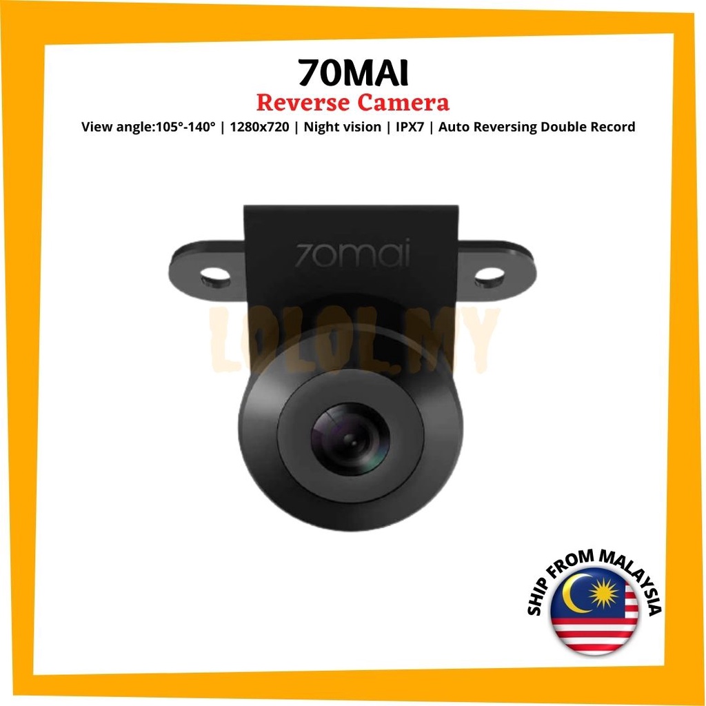 70mai Reverse Camera RC03 Wifi 720P HD 138 Degree FOV for 70mai Mirror ...