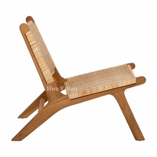 Rattan lounge relax chair designer furniture premium cafe hotel resort ...