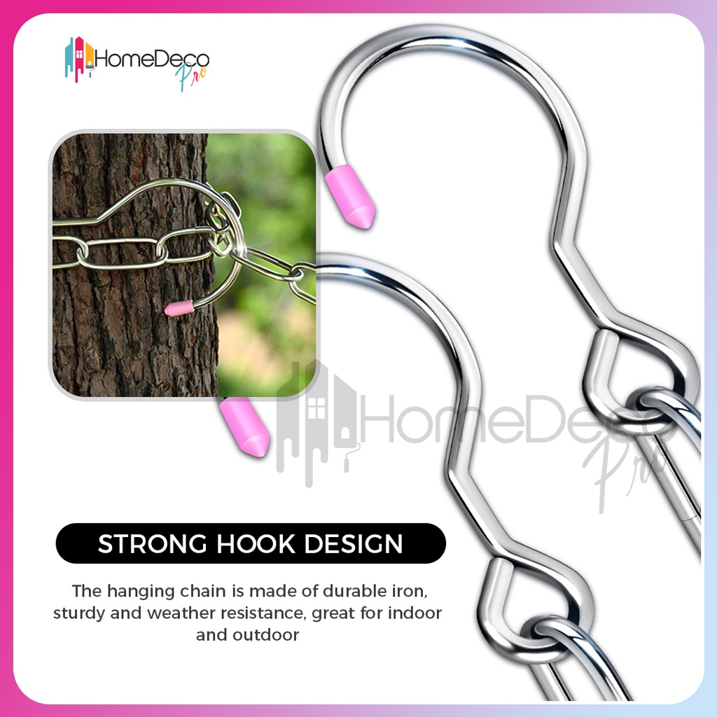 Premium Stainless Steel Hanging Chain Lifting Clothes Clothesline ...