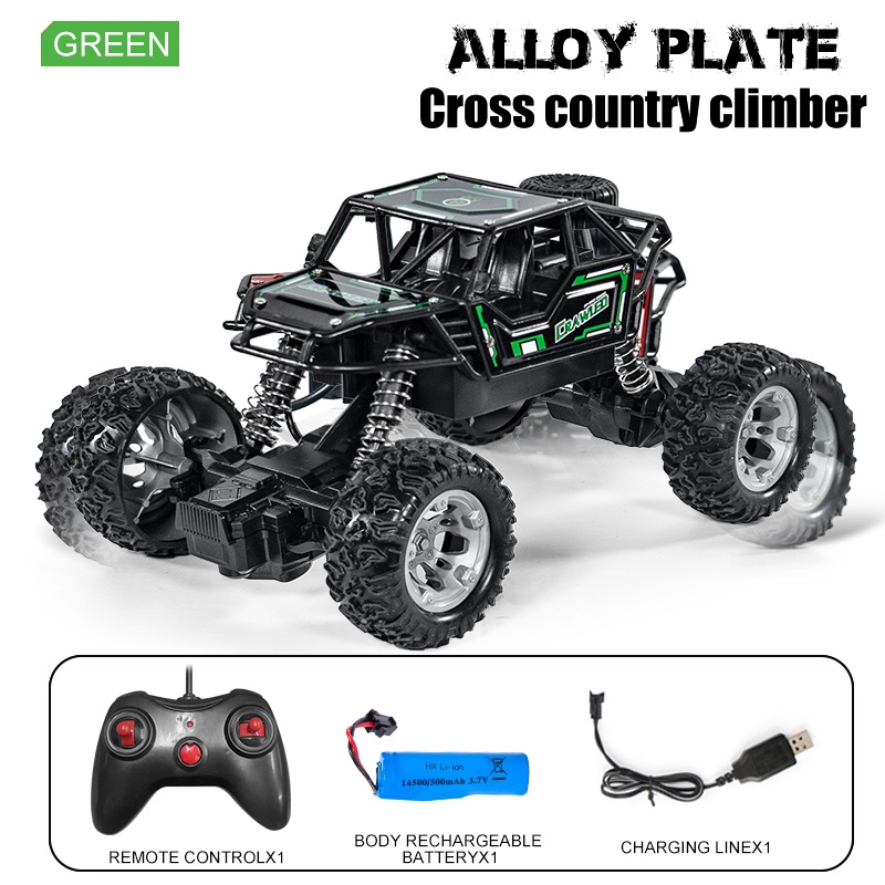【COD】 RC Car 1/16 Alloy 4WD Monster Truck Crawler 40MHz climbing Car ...