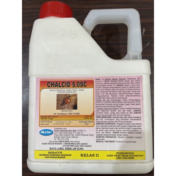 Hextar Chalcid 5.0SC 4L (fipronil 5%) | Shopee Malaysia
