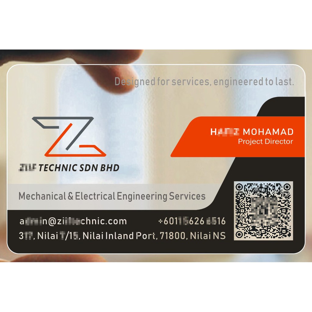 (Customized PVC Name Card) Frosted Transparent Plastic Printing ...