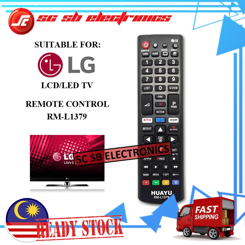 LG LCD/LED TV REMOTE CONTROL RM-L1379 | Shopee Malaysia