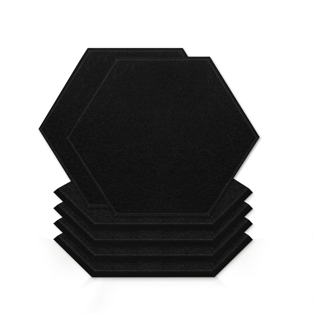 6pcs Hexagon Sound Proof Foam Acoustic Panels Kedap Bunyi Bilik Self ...
