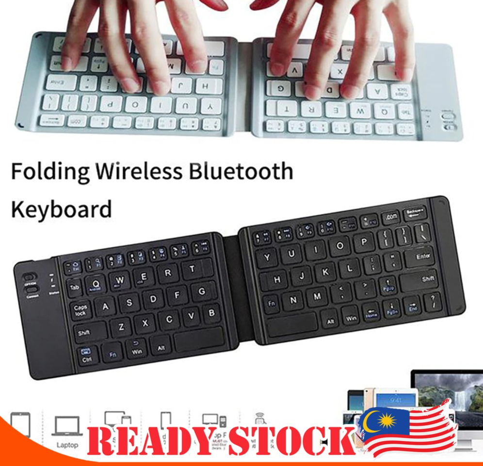 Bluetooth Keyboard Light And Handy Bluetooth 3.0 Folding Keyboard ...