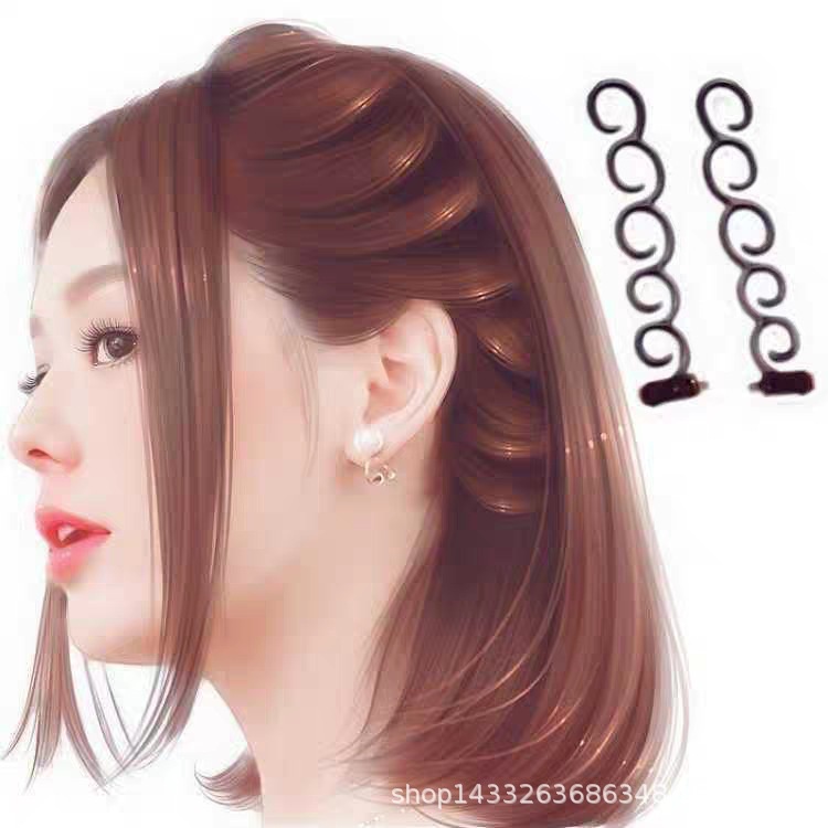 AIDA. Korean Centipede Braid Fast Side Braided Hair Coiled Styling ...