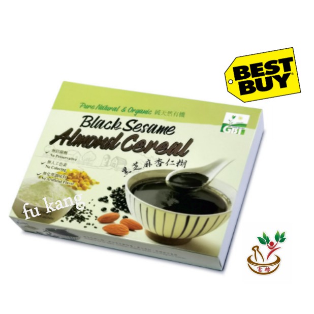 Black Sesame Almond Cereal 黑芝麻杏仁糊 (320g) (40g x 8 sachets) | Shopee Malaysia