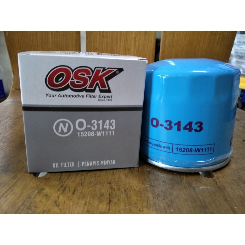 O-3143 / 15208-W1111 NISSAN UD YU41 OIL FILTER - OSK / O-3143 / 15208 ...
