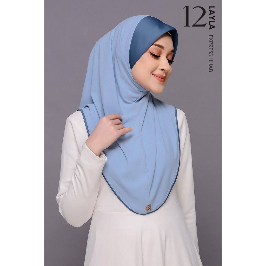 💙 LAYLA EXPRESS HIJAB SERIES 💙 Original BY SOFEAROSE 💙 Tudung Sarung Moss Crepe | Shopee Malaysia
