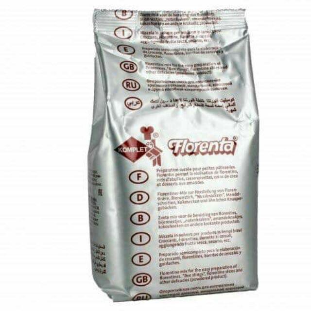 Florenta 500g Florentine Mix Tepung Floreta Raya Cookies 麦芽糖粉 杏仁片 预拌粉 ...