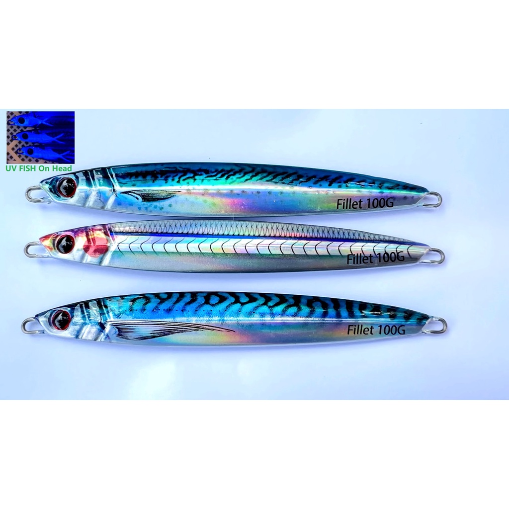 UTS Fillet Fast Jig 40G/60G/80G/100G/120G (Tenggiri Jig) | Shopee Malaysia