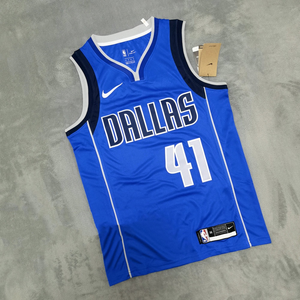 Personality trend NBA Basketball Jersey For Men Dallas Mavericks #41 ...