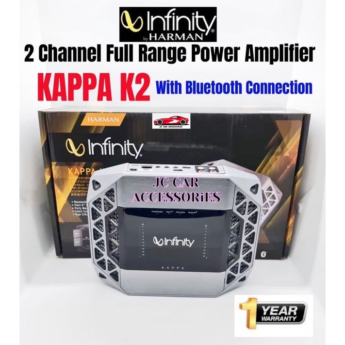 Infinity Kappa K2 2-Channel High Performance Full Range Power Amplifier ...