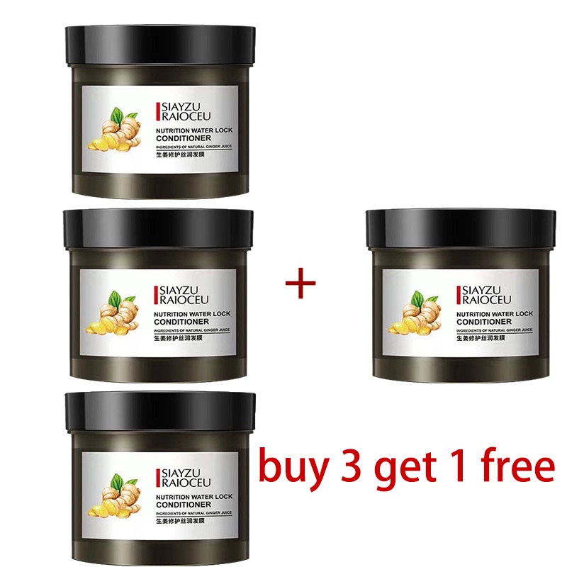 Hair Mask Ginger Hair Mask Conditioner Anti-Hair Loss Treatment Dry and ...