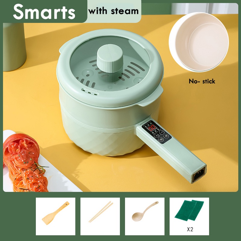 Multifunction Electric Multi Cooker With Steam Tray Non-stick Ceramic ...