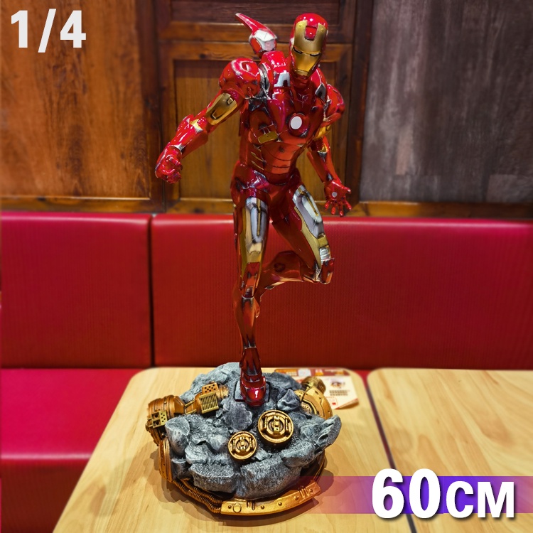 Marvel Avengers Iron Man Mark 7 1/4 Resin Statue Figure Tony Stark mark ...