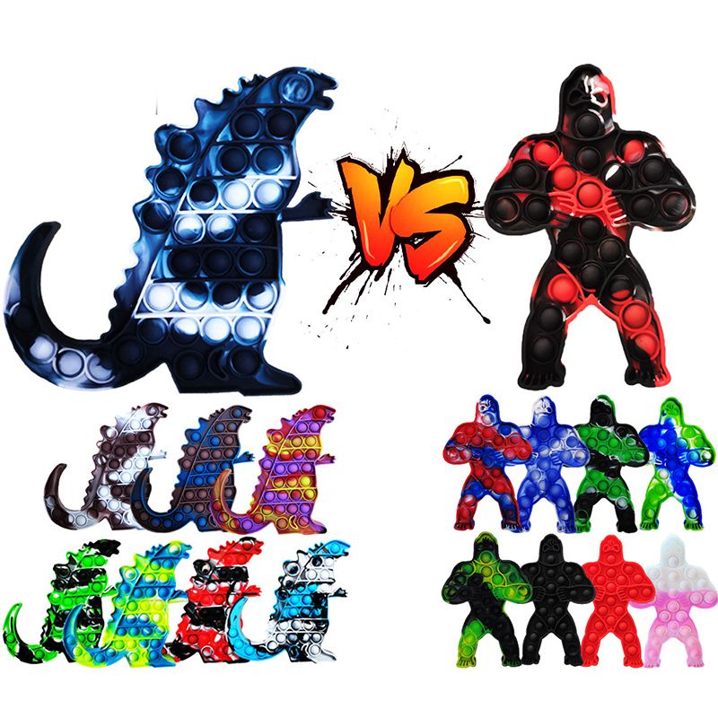 Godzilla Exterminator Pioneer Battle King Kong Decompression Toy Two ...