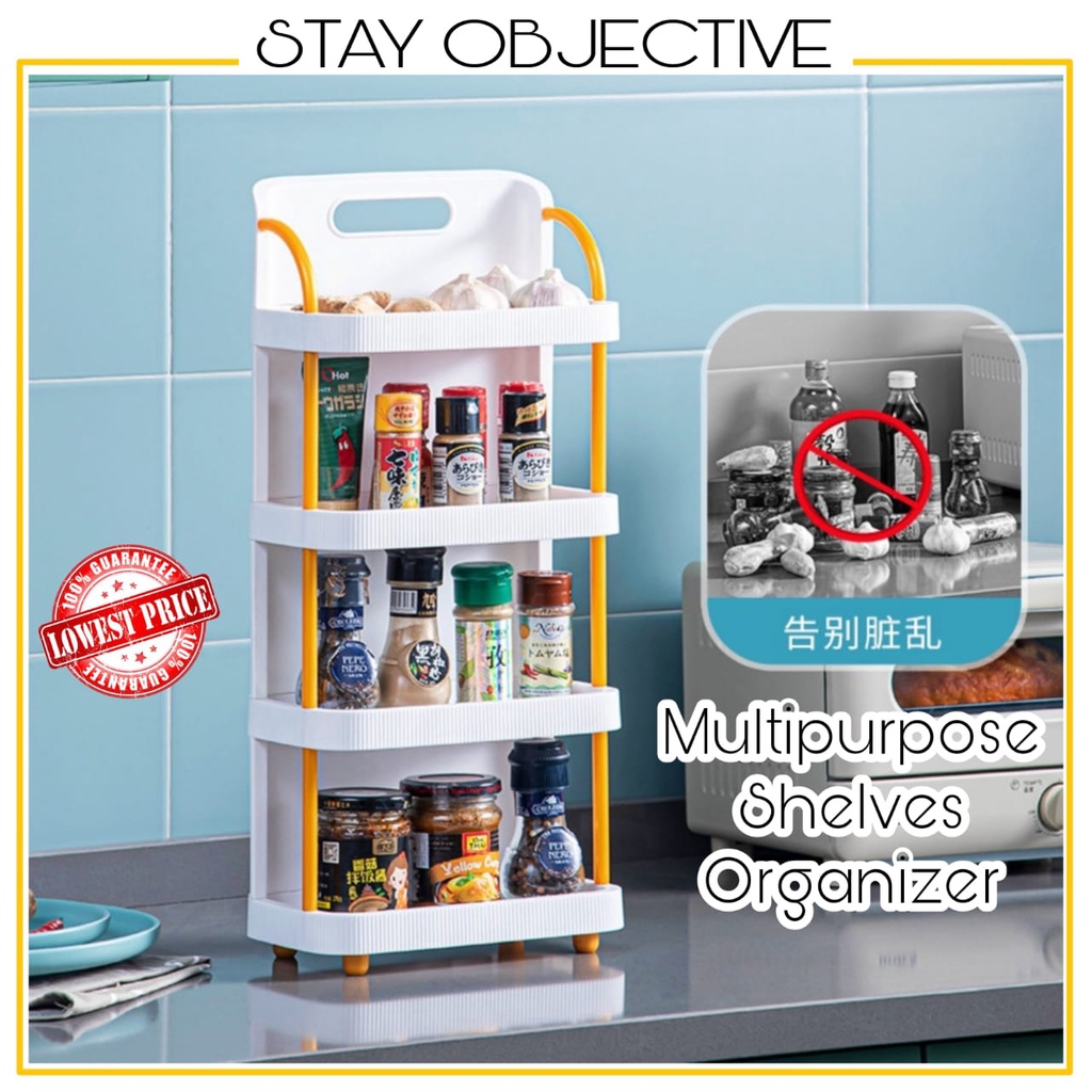 Multi Level Kitchen Organizer Storage Rack Shelves Bathroom Rack Toilet ...