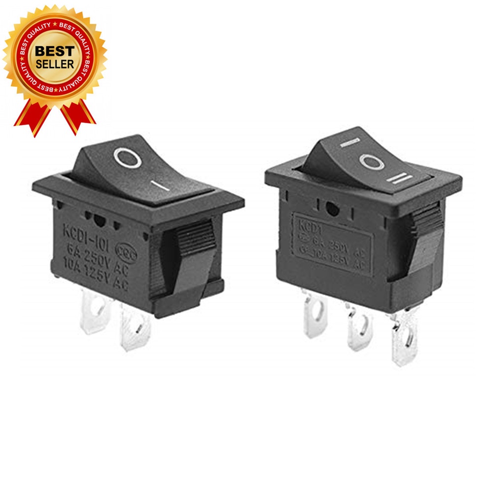 Mini Rocker Boat Toggle Button Switch 2Pin 3Pin 12DCV 12V On Off Suis ...