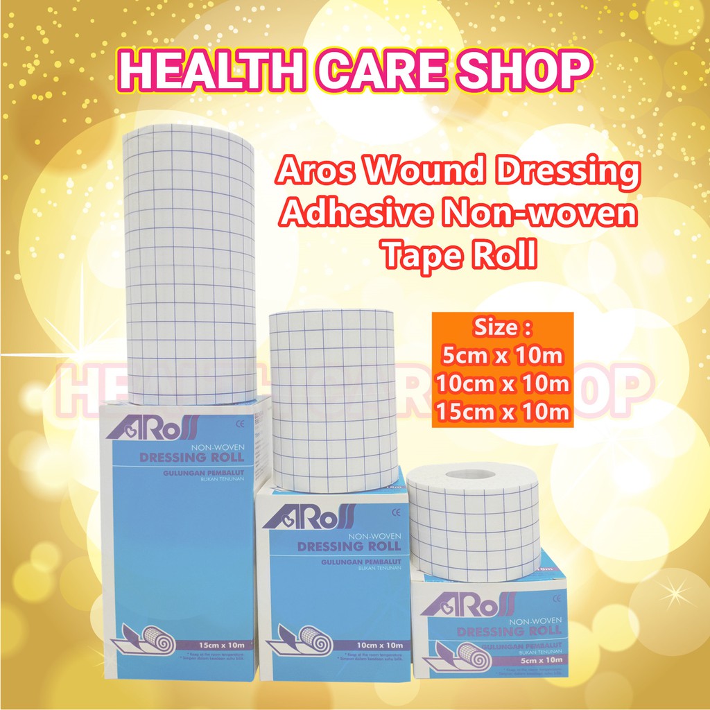 Aros Wound Dressing Adhesive Non-woven Tape Roll | Shopee Malaysia