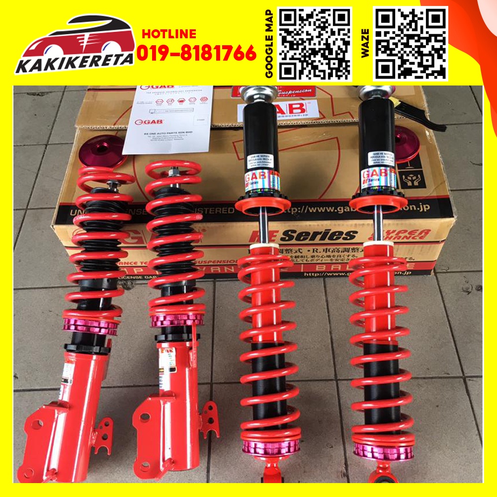 🔥Best🔥🇯🇵Perodua AXIA🇯🇵 GAB HE Hi Lo Body shift Adjustable Absorber ...