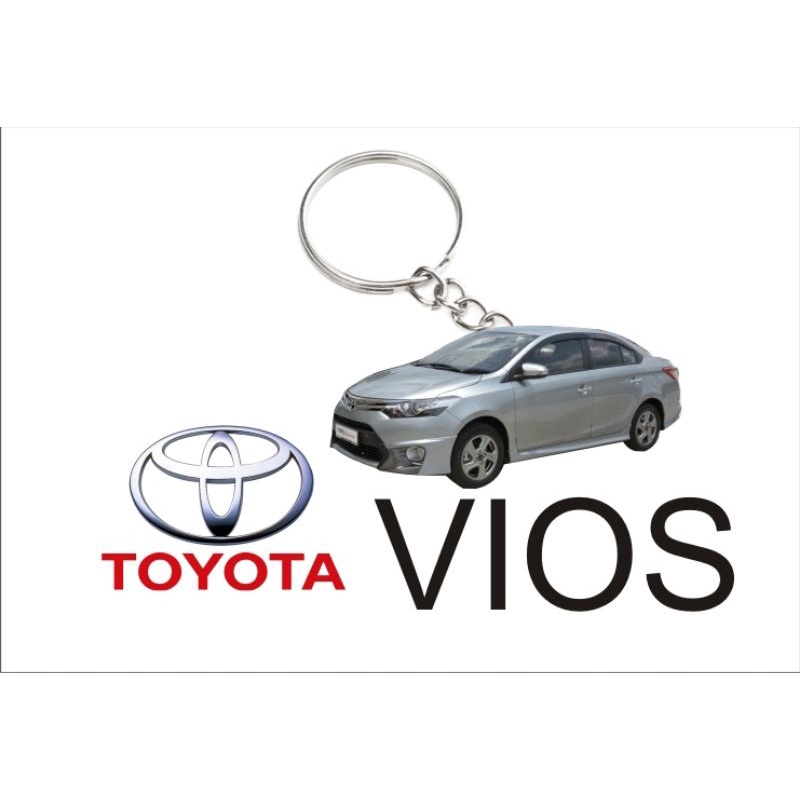 eco shop toyota vios keychain 2d | Shopee Malaysia