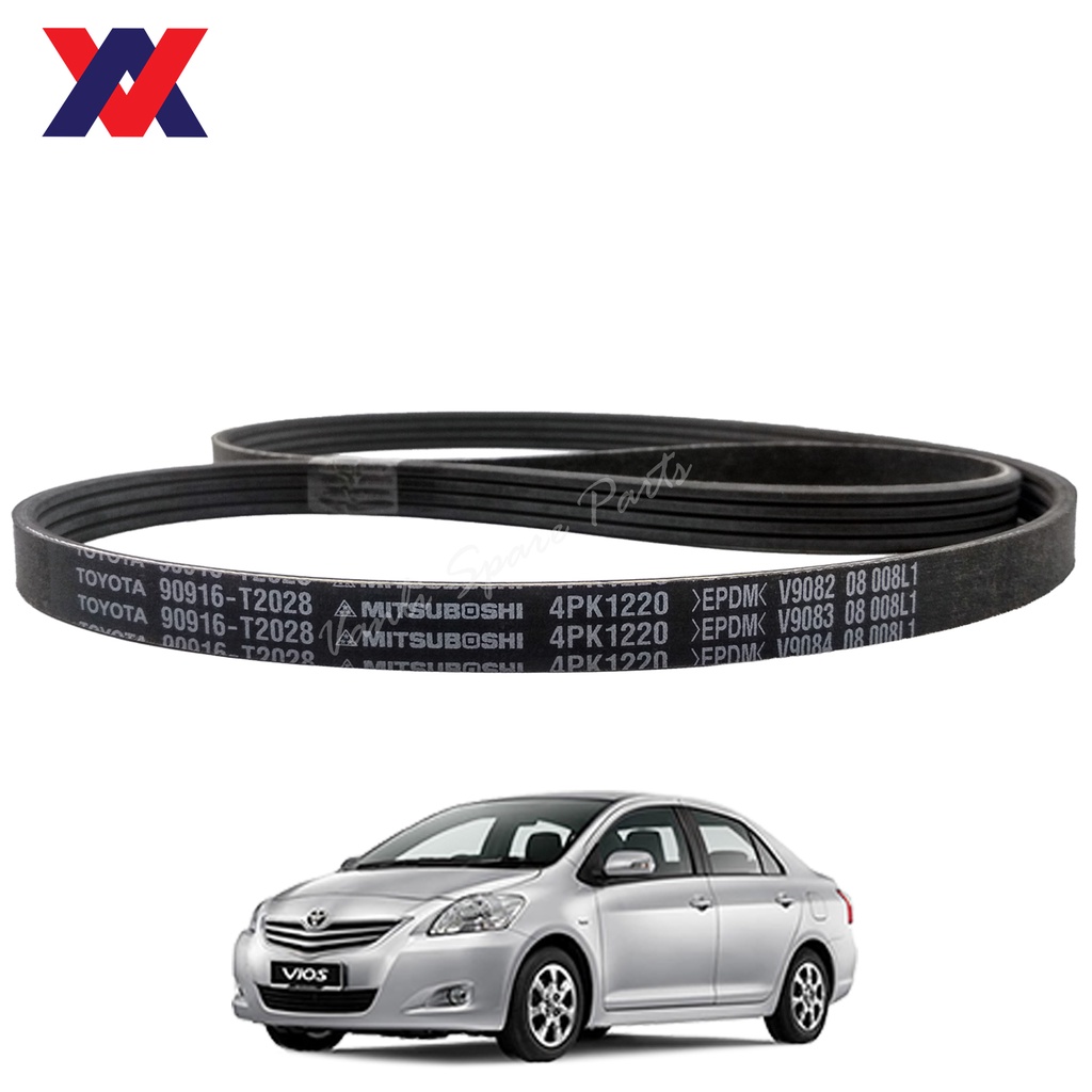 Toyota Fan Belt 4PK1220 for Toyota Vios 2nd Generation NCP93 - 90916 ...