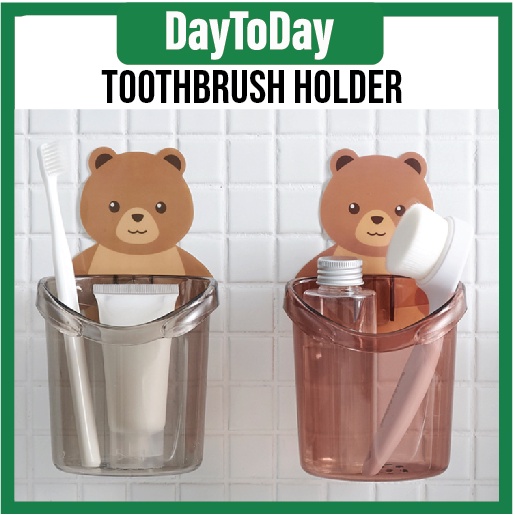 Suction Cup Toothbrush Holder Wall Mount Suction Cup Toothpaste Storage ...