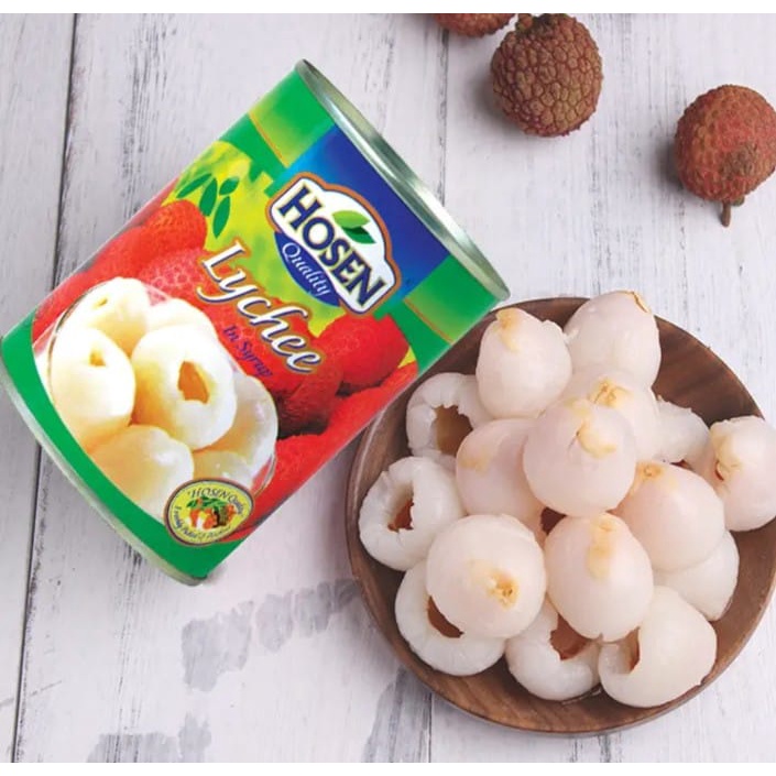 好顺荔枝罐头 565克 hosen Lychee in Syrup 565g Laici Dalam Sirap Hosen 565g ...
