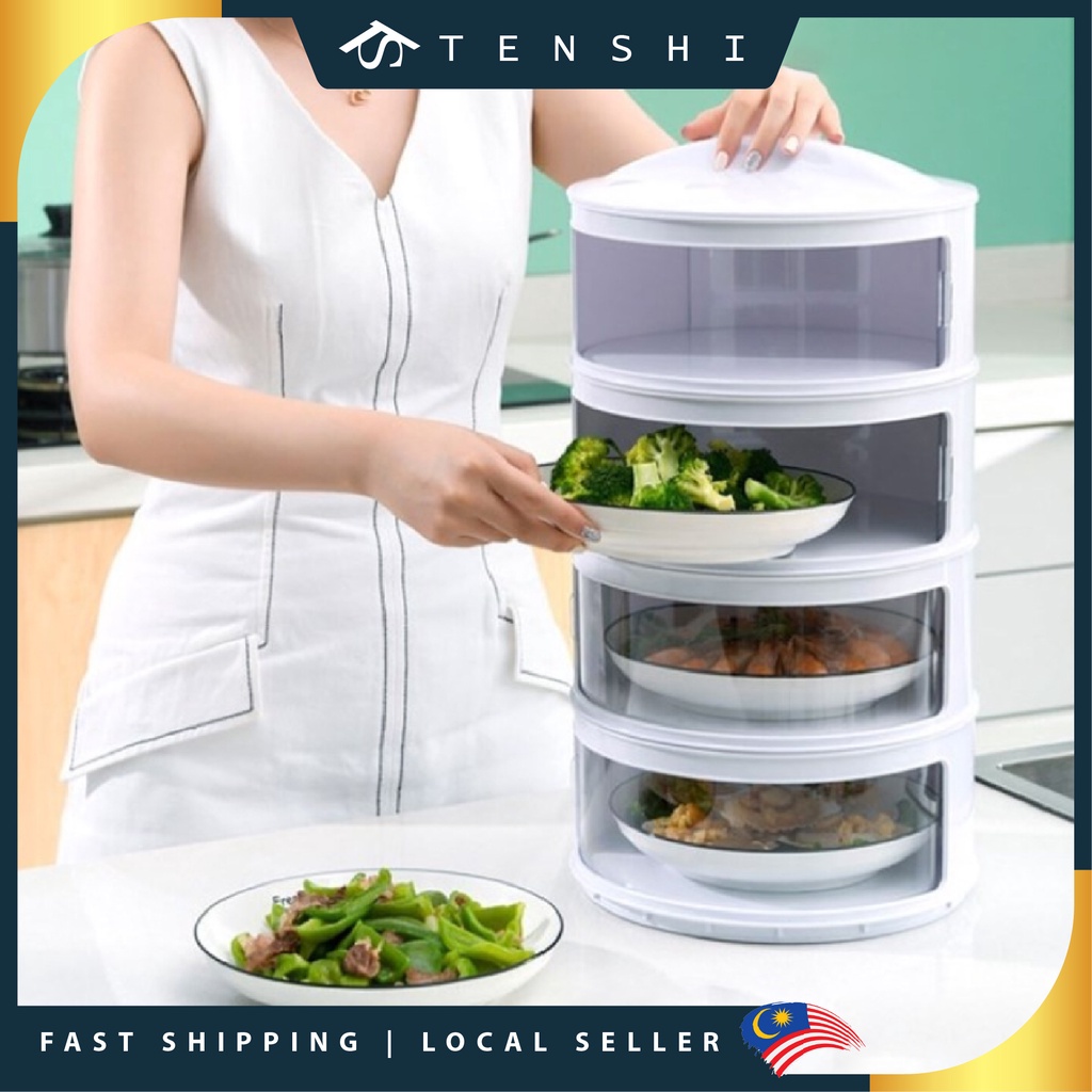Transparent Stackable Food Cover Dish Cover Insulation Preservation ...