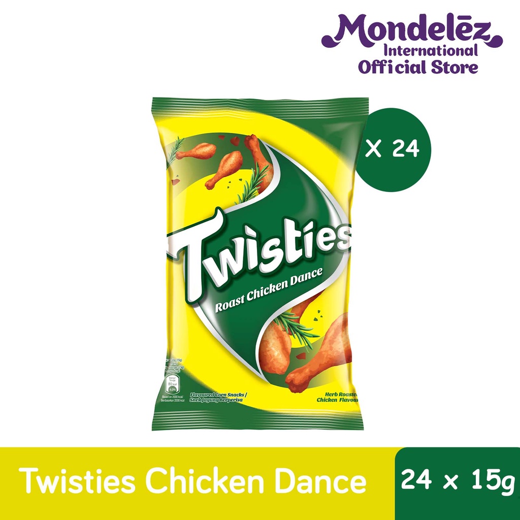 [Bundle of 24] Twisties Small Pack [BBQ Curry/ Cheese/ Chicken/ Tomato ...
