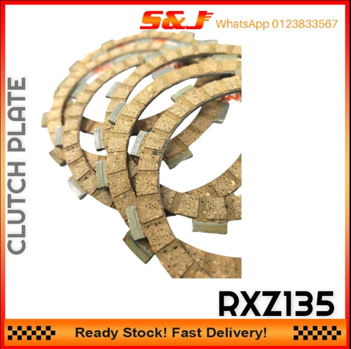 YAMAHA RXZ RXZ135 RXZ CATALYZER ORI THAI CLUTCH PLATE CLUTCH DISC 6PC ...