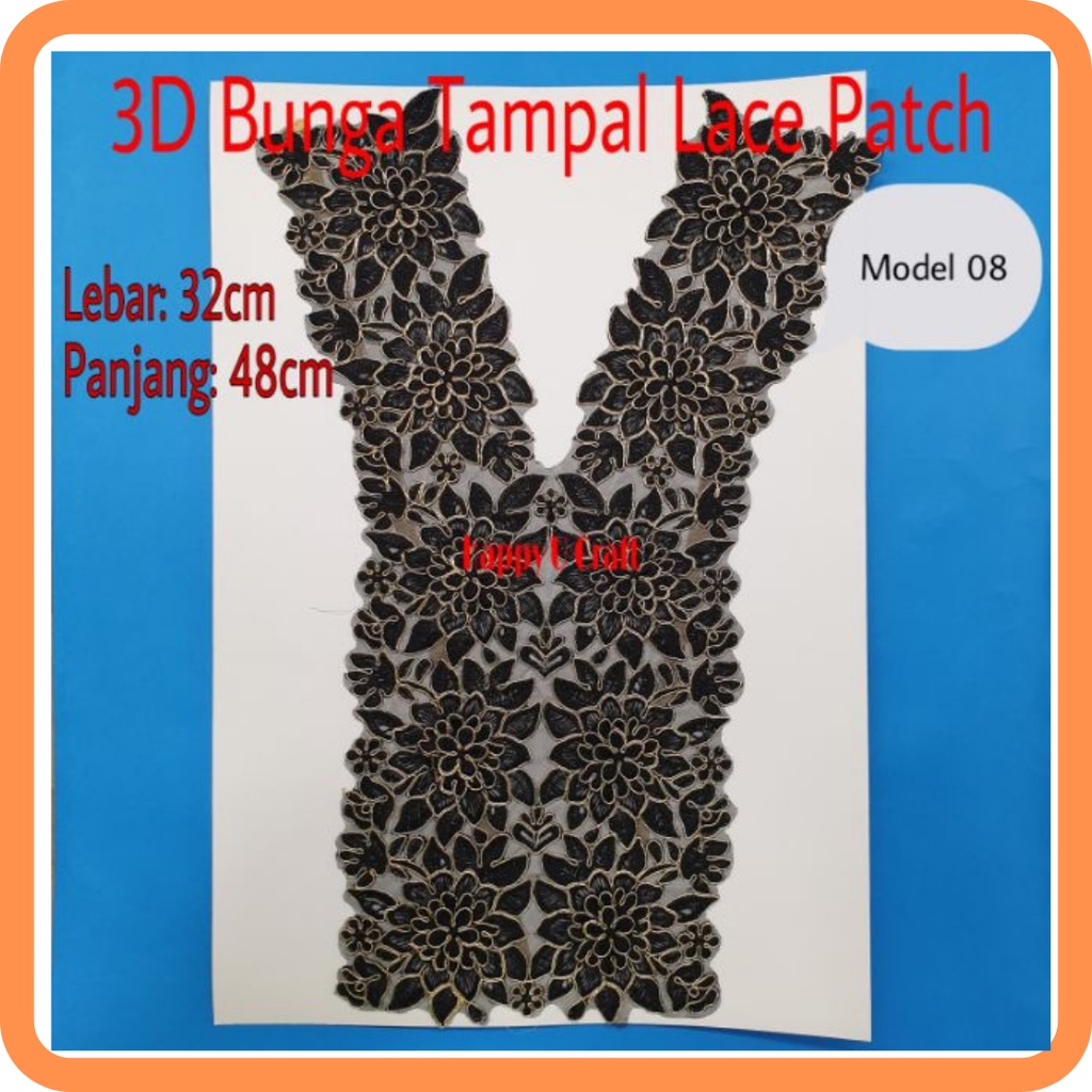 Renda Tampal/ Patch Flower Lace (Model 07) | Shopee Malaysia