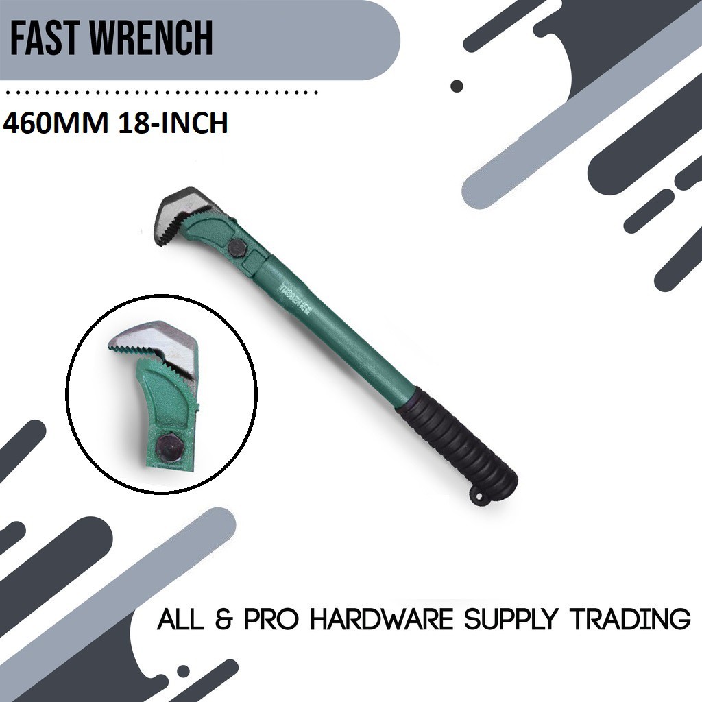 TUOSEN Fast Wrench Pipe Wrench 18-INCH | Shopee Malaysia