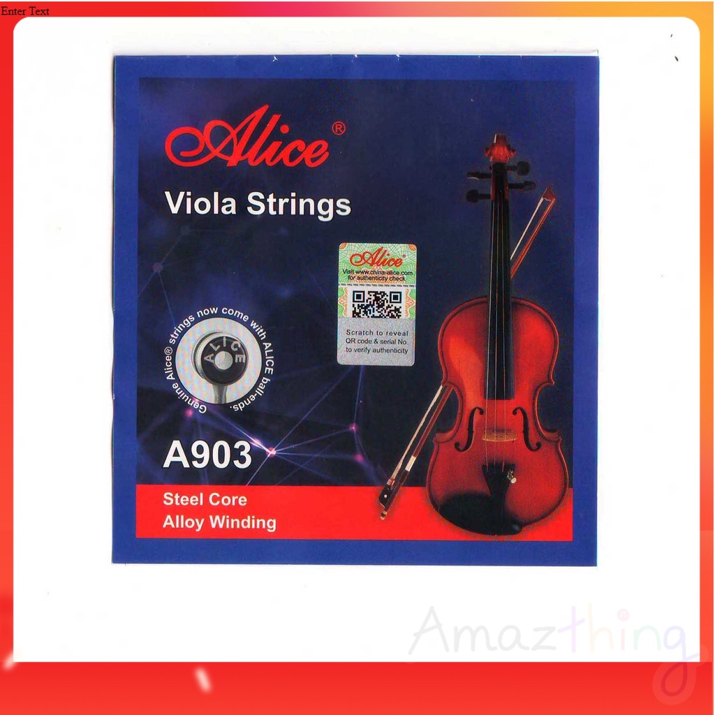 (Ready Stock) Amazthing Alice Viola String Full Set (C-G-D-A) for all ...