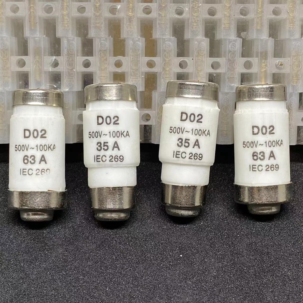 D02 35A / 63A Bottle Fuse Ceramic Fuse Link 500V | Shopee Malaysia