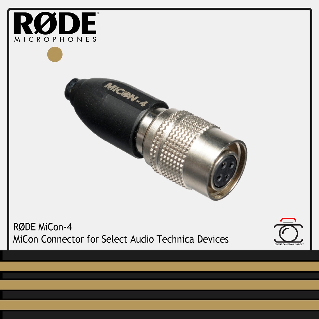 RØDE MiCon-4 MiCon Connector for Select Audio Technica Devices | Shopee ...